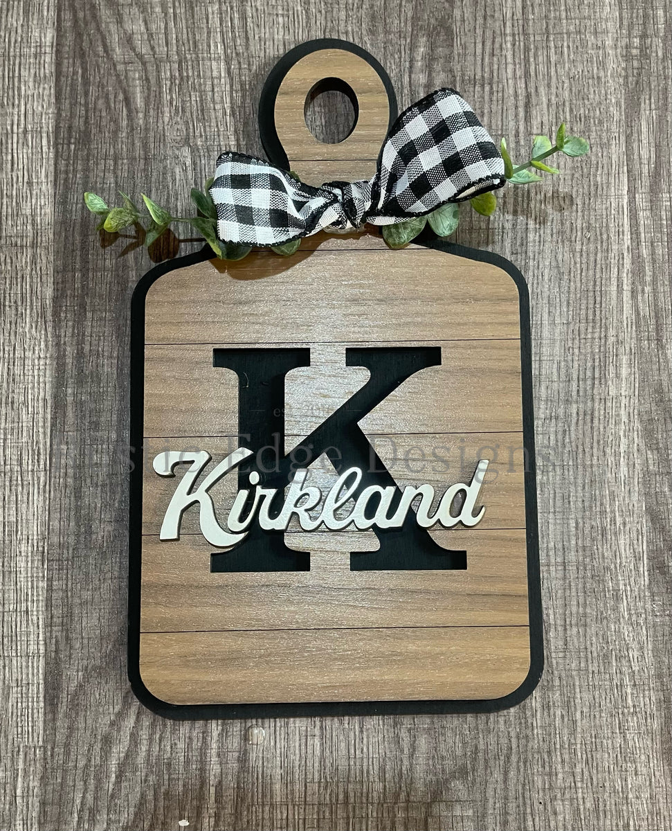 Customizable Cutting Board – Rustic Edge Designs